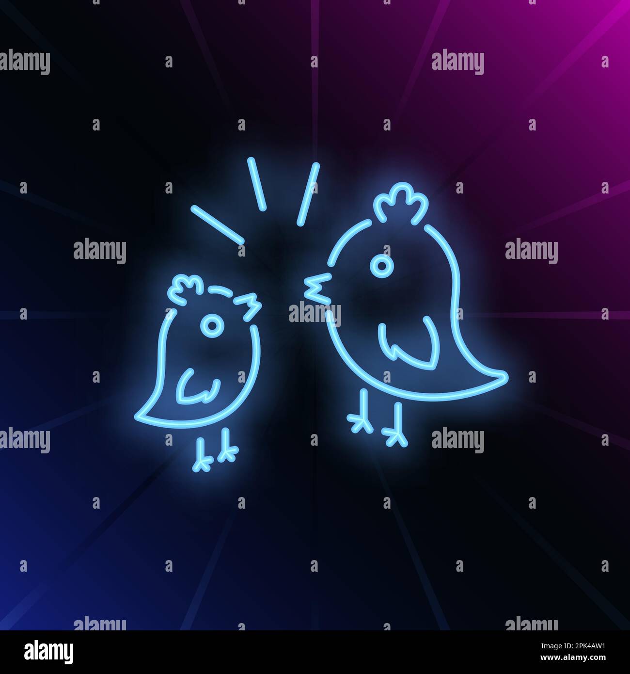 Big birds little birds Stock Vector Images - Alamy