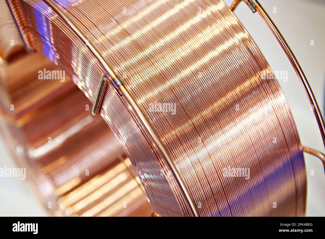 Copper wire in the coil Stock Photo - Alamy