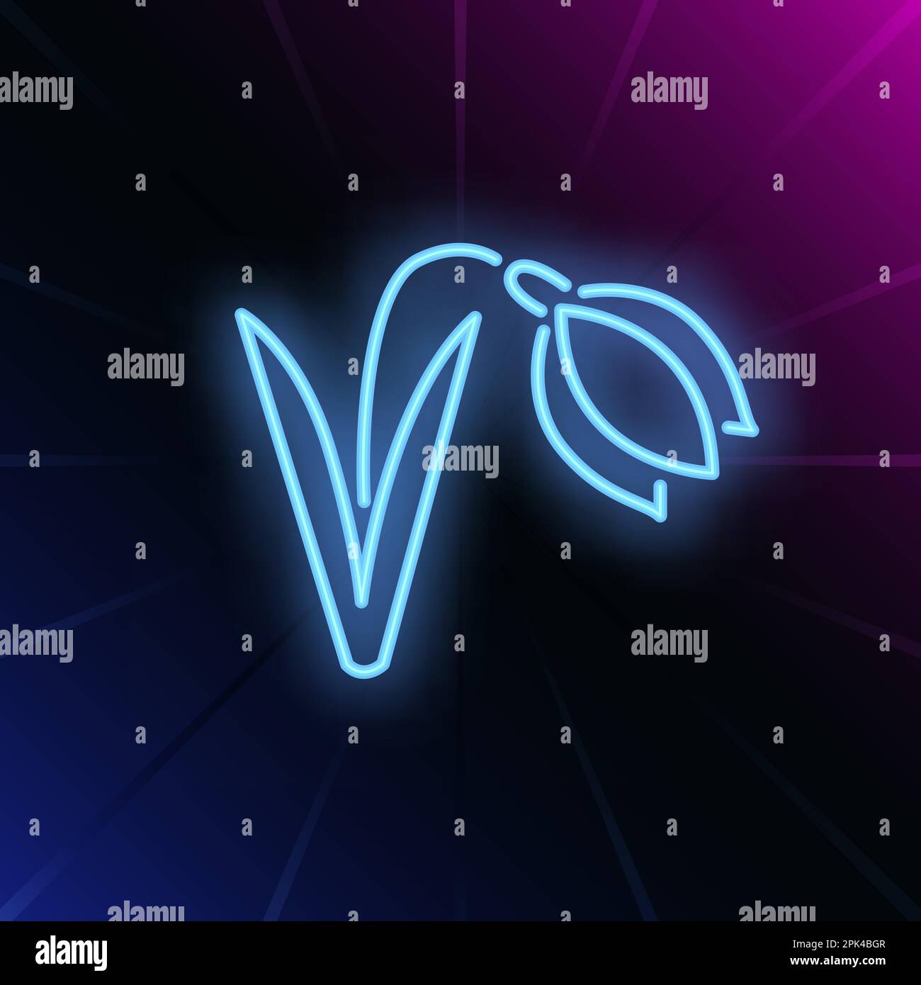 Snowdrop neon sign Stock Vector Image & Art - Alamy