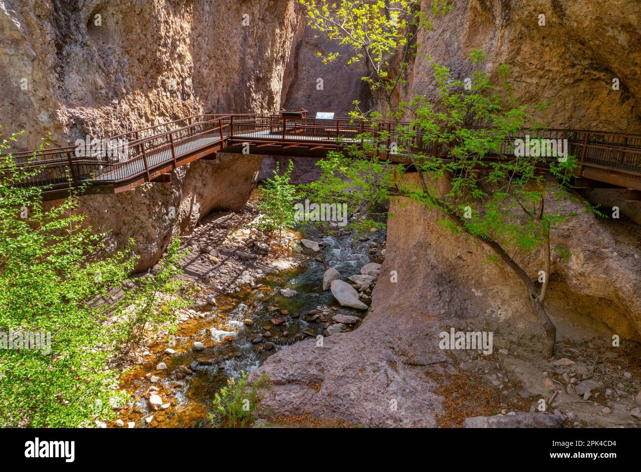 This catwalk was a popular tourist destination in this western New ...
