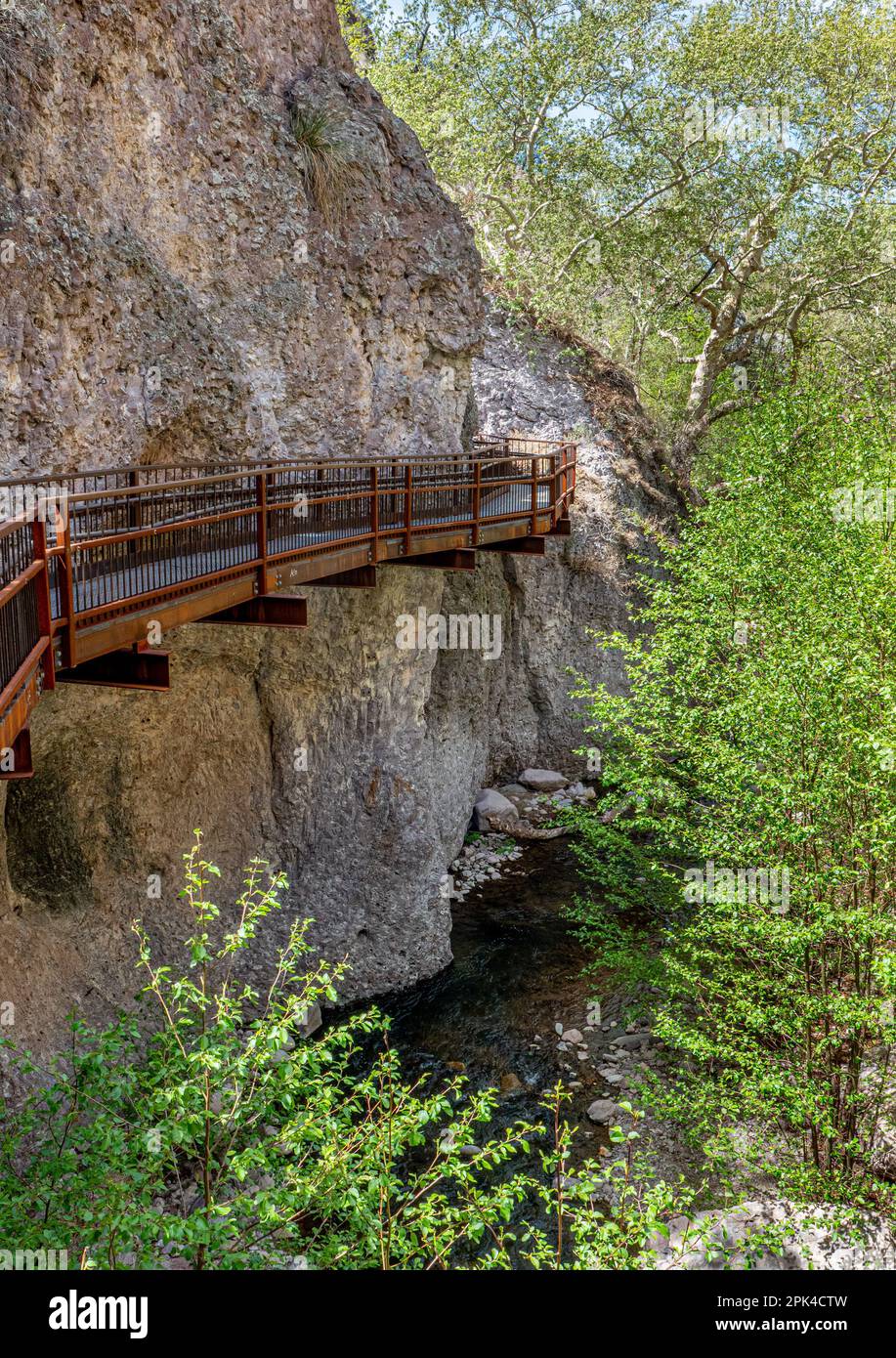 This catwalk was a popular tourist destination in this western New ...