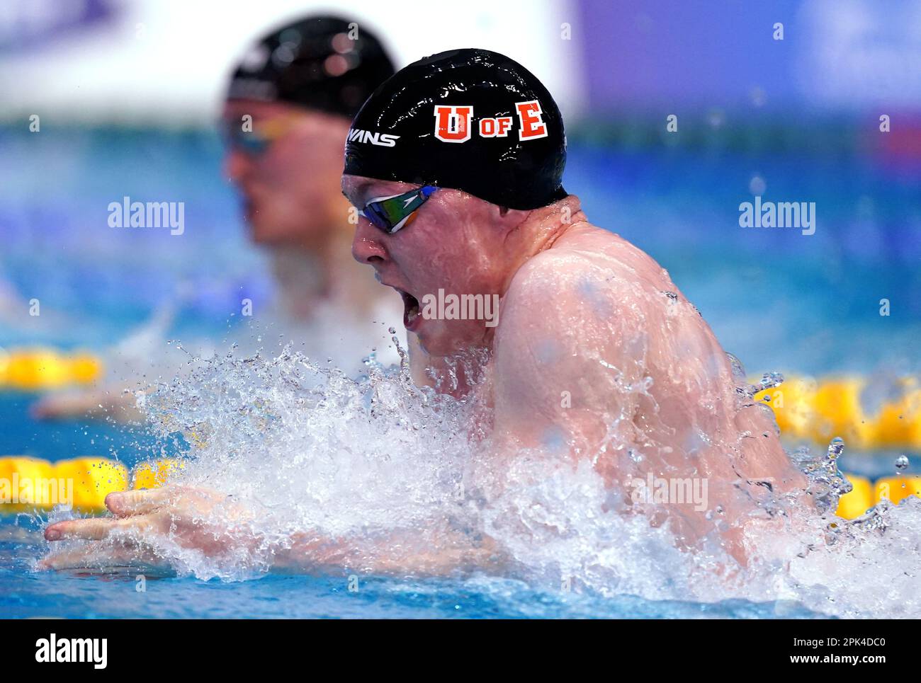 Archie Goodburn wins the Men's 50 metres Breaststroke on day two of the ...