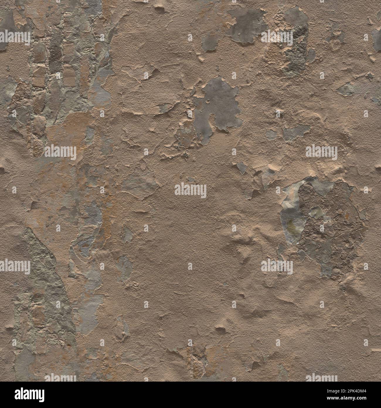 Crackling paint on the plastered wall. The background of an old wall ...