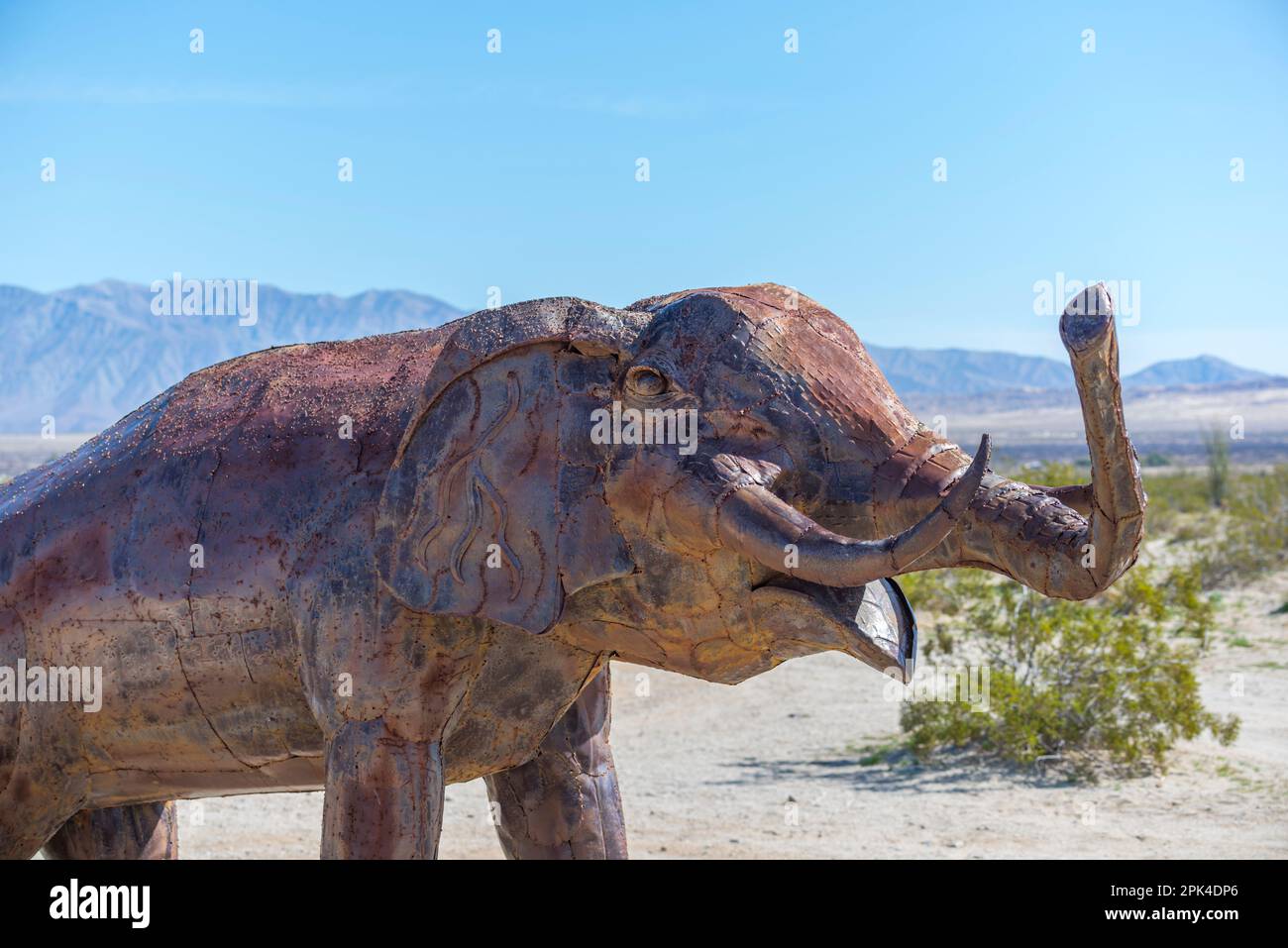 Sculptures in Anza Borrego State Park throughout an area called Galleta ...