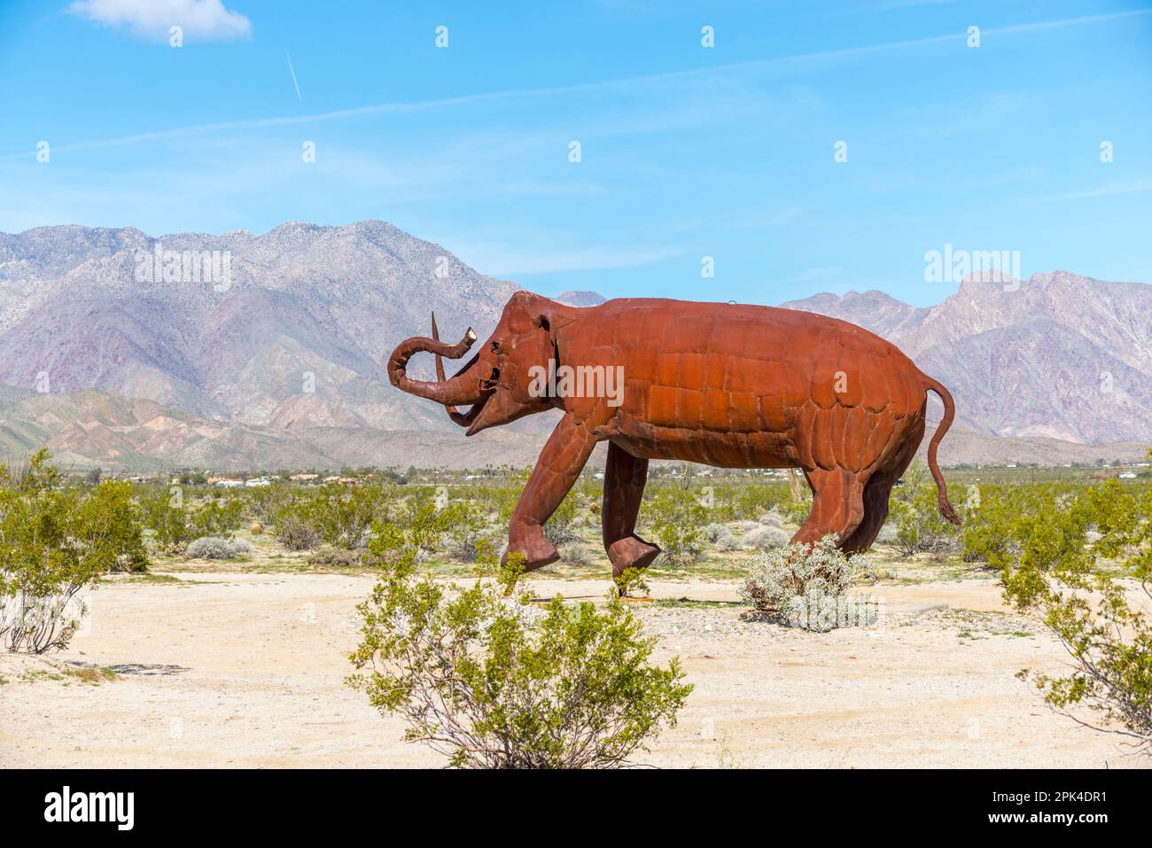 Sculptures in Anza Borrego State Park throughout an area called Galleta ...