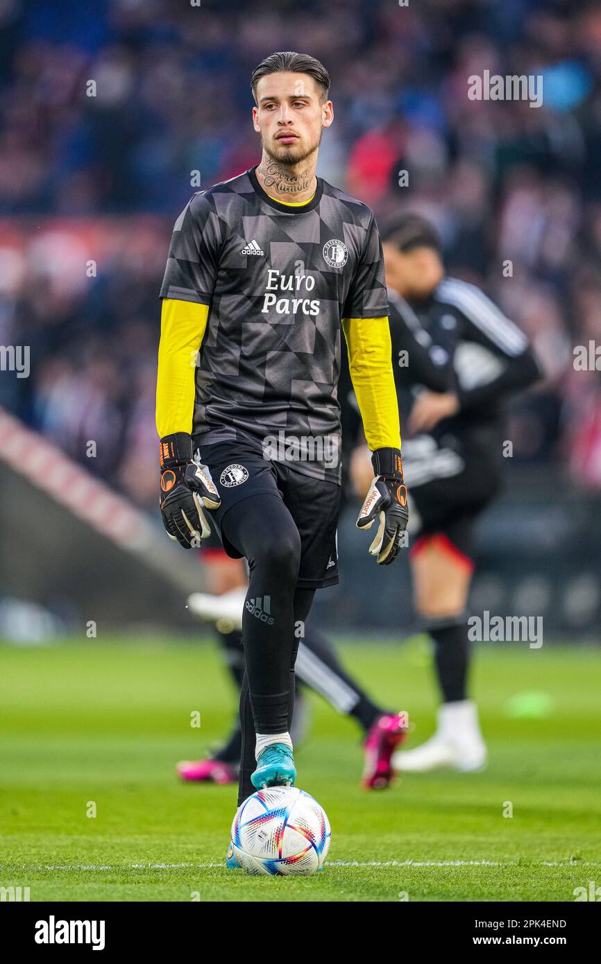 Rotterdam, Netherlands - 05/04/2023, Jaimy Kroesen of Feyenoord during ...