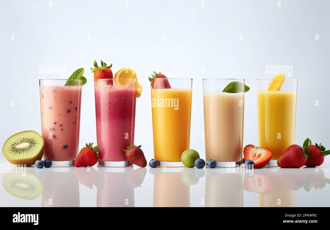 Fruity mocktails hi-res stock photography and images - Alamy