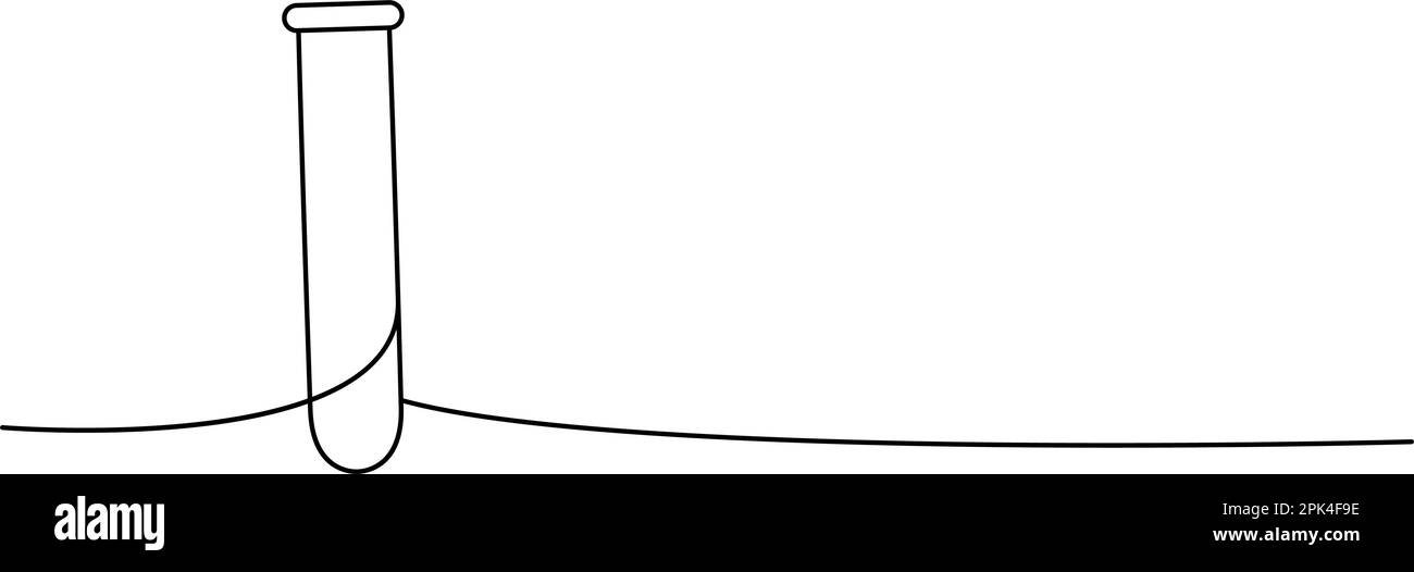 Empty Test Tube Drawing