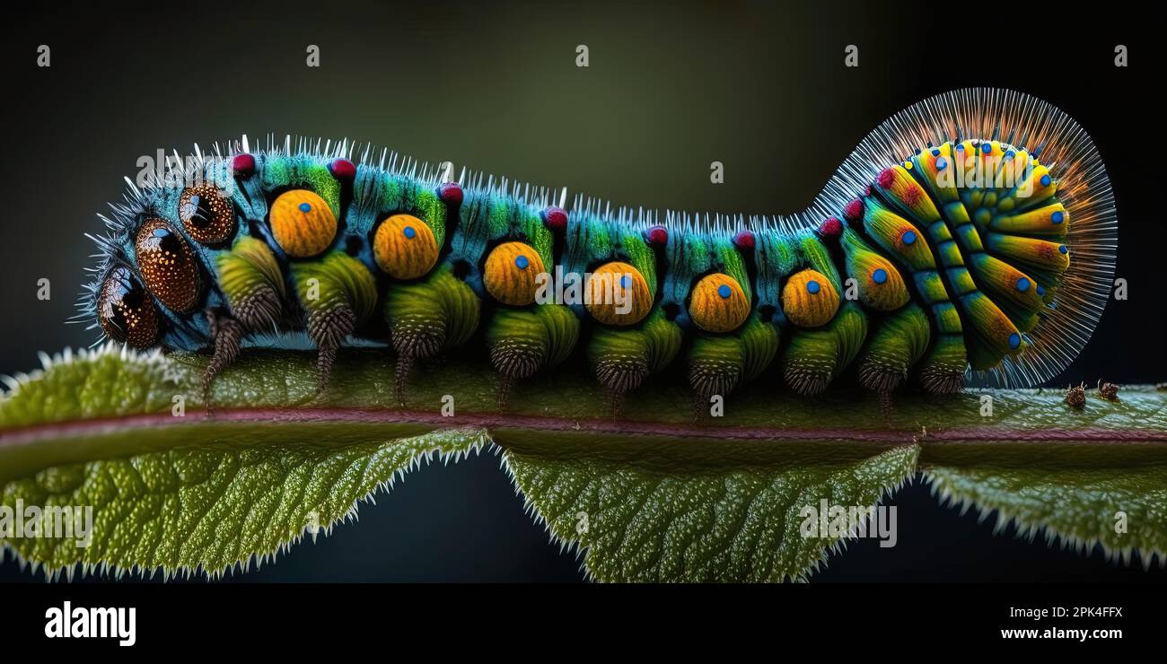 Caterpillar food decoration hi-res stock photography and images - Alamy