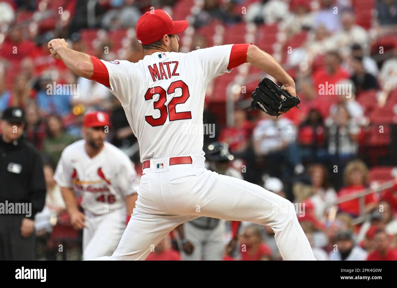 ST. LOUIS, MO - APRIL 04: St. Louis Cardinals starting pitcher Steven ...