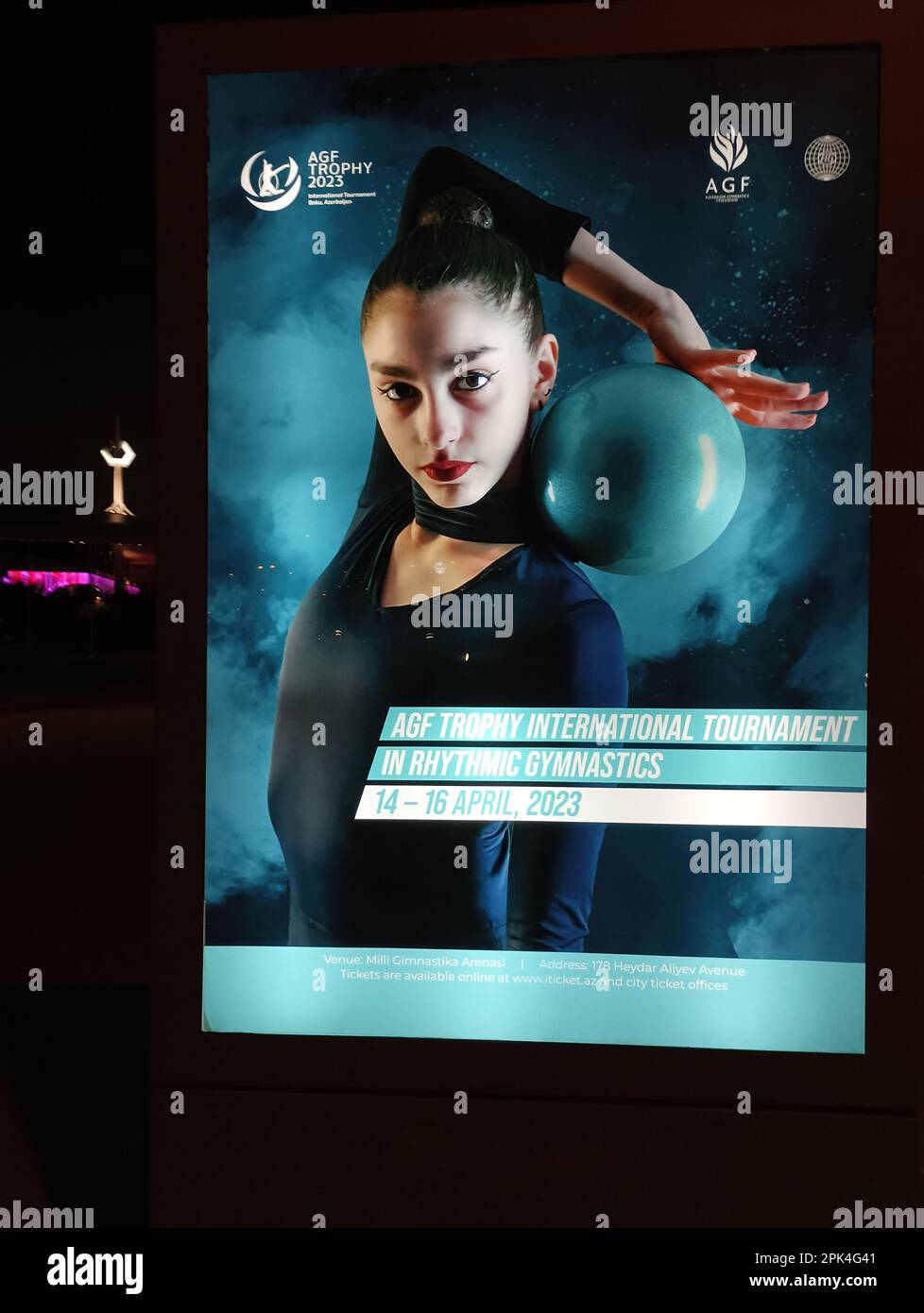 AGF Trophy international tournament. FIG Rhythmic Gymnastics World Cup 2023 Baku Azerbaijan ...