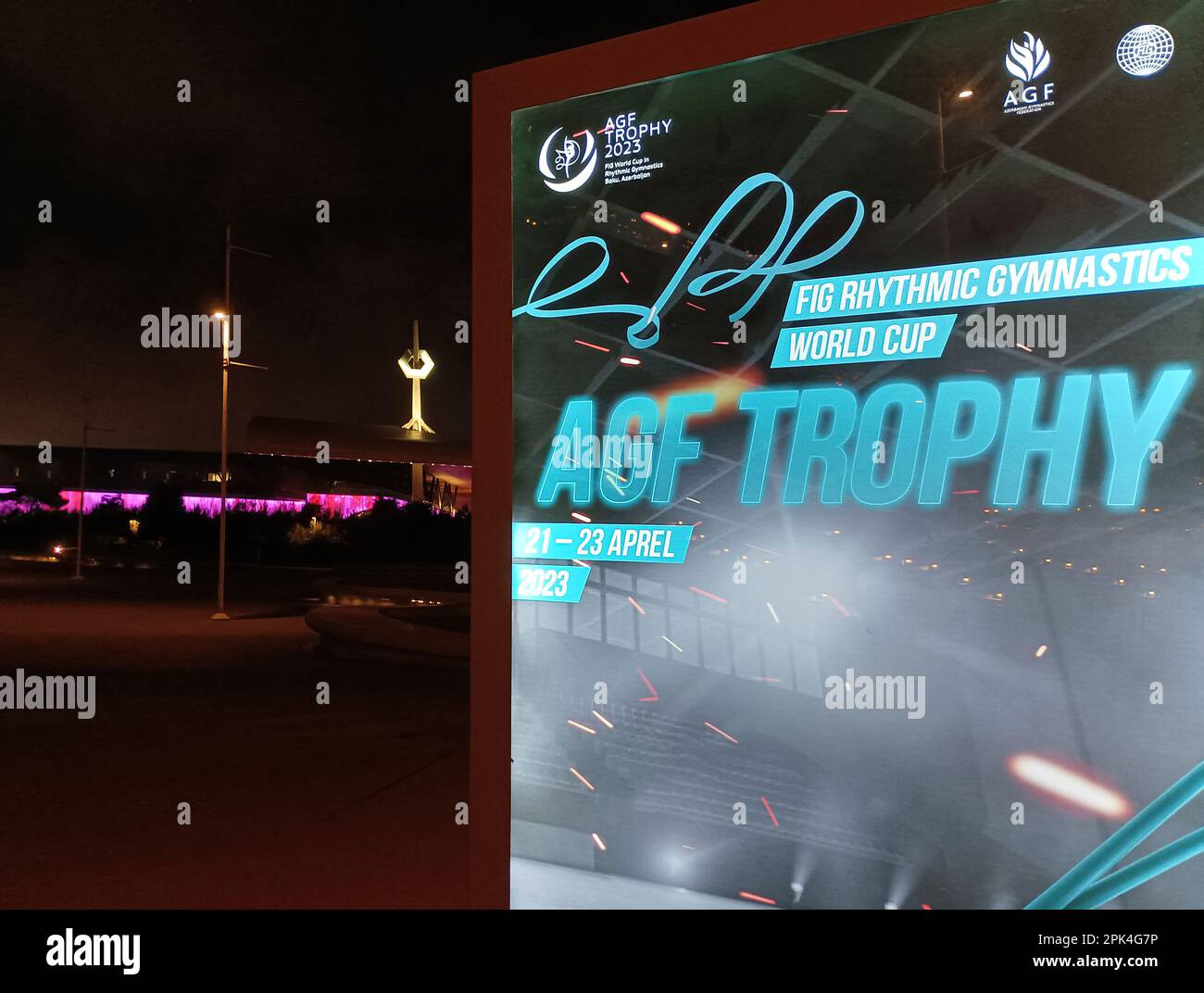 AGF Trophy international tournament. FIG Rhythmic Gymnastics World Cup 2023 Baku, Azerbaijan ...