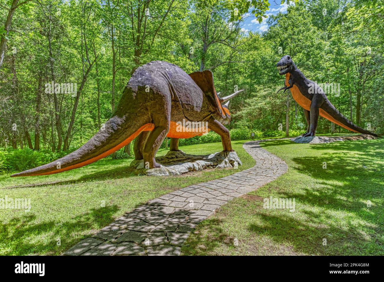 Prehistoric World in Eastern Ontario, Canada, is a multi-acre outdoor ...