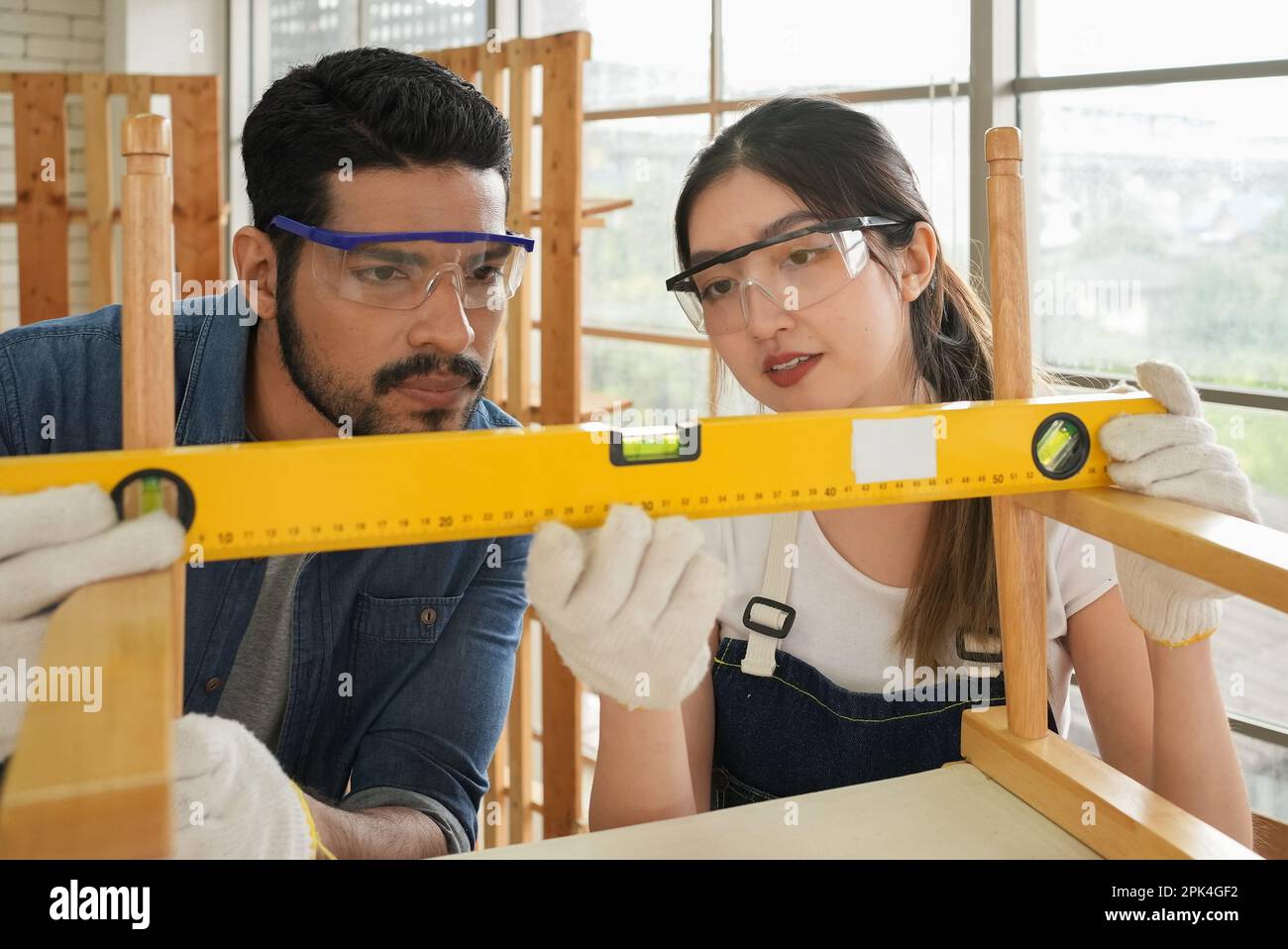 Small furniture factory workers hi-res stock photography and images - Alamy
