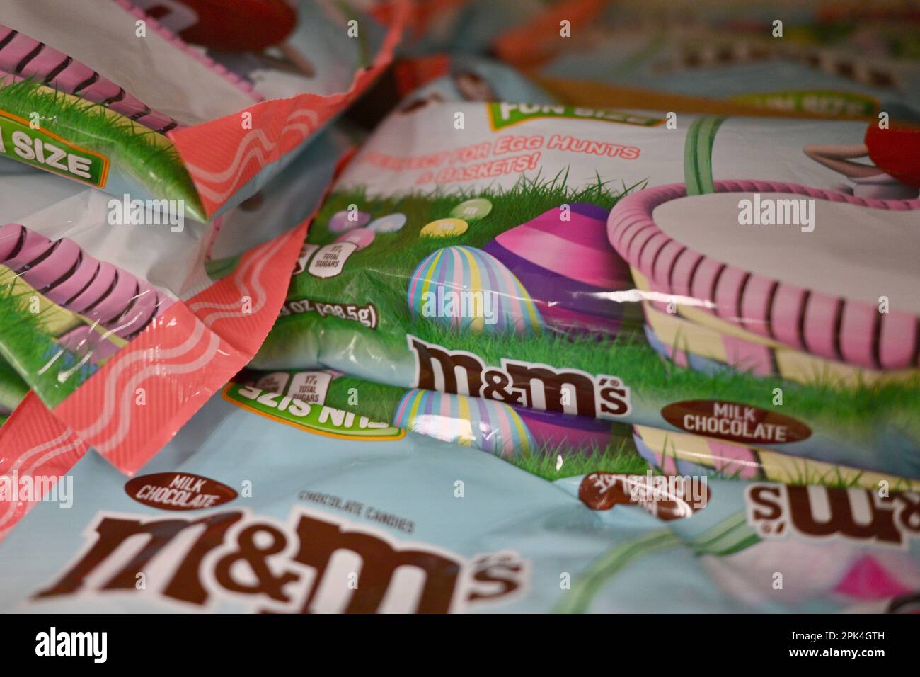 Albuquerque, United States. 05th Apr, 2023. Easter themed M&M's are ...
