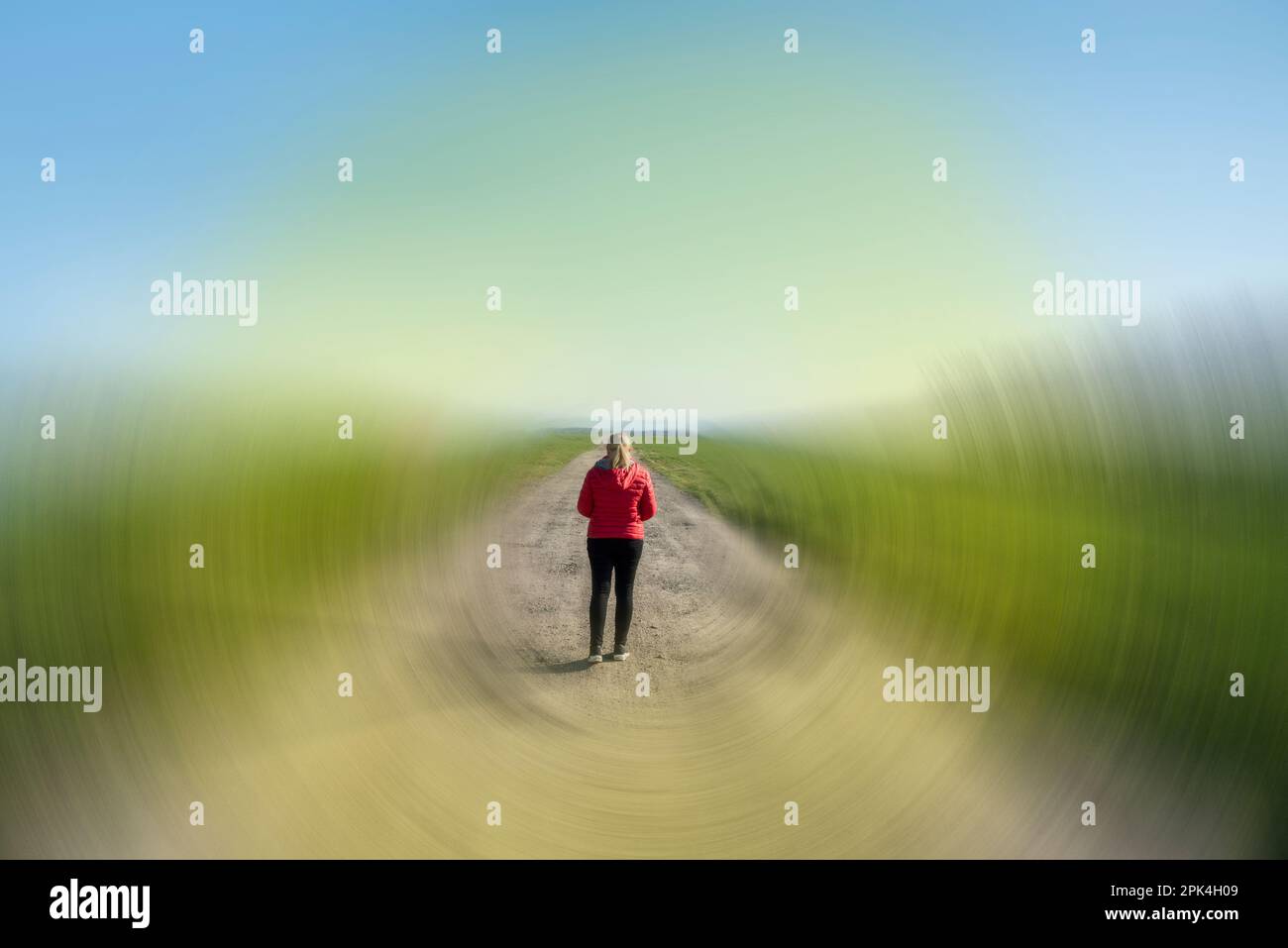 Depressed mature woman with mental disorders Stock Photo - Alamy