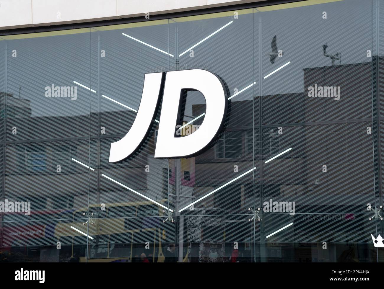 JD Sports shop front in Churchill Square In Brighton’s city centre ...