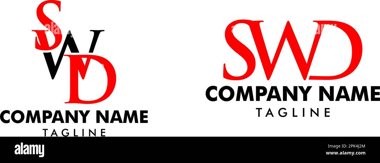 Letter swd vector vectors hi-res stock photography and images - Alamy