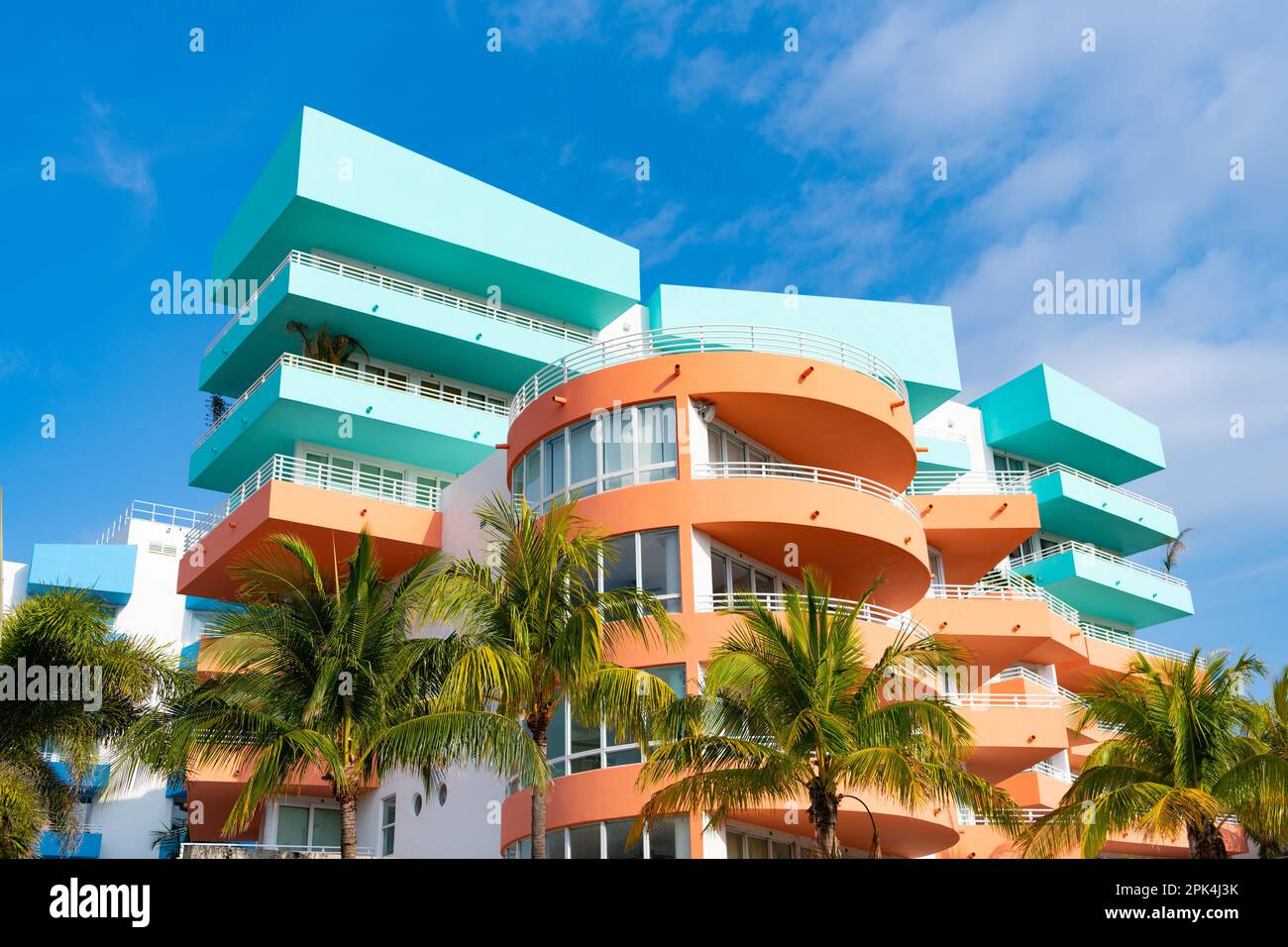 Miami south beach ocean drive building facade architecture in miami ...