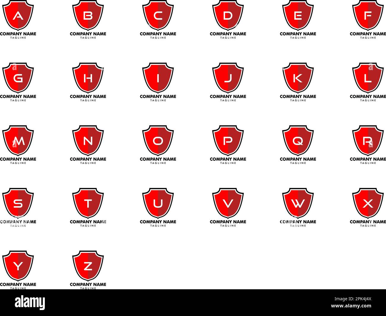 Letter shield hi-res stock photography and images - Alamy