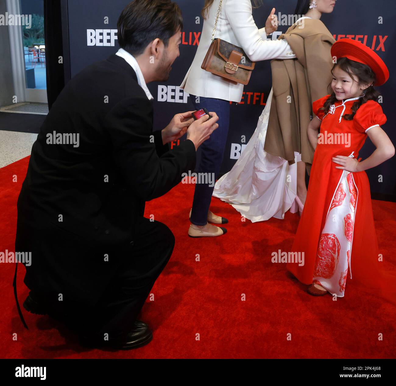 Mar 30, 2023 - Los Angeles, California, U.S. - Remy Holt Los Angeles Premiere Of Netflix's ...