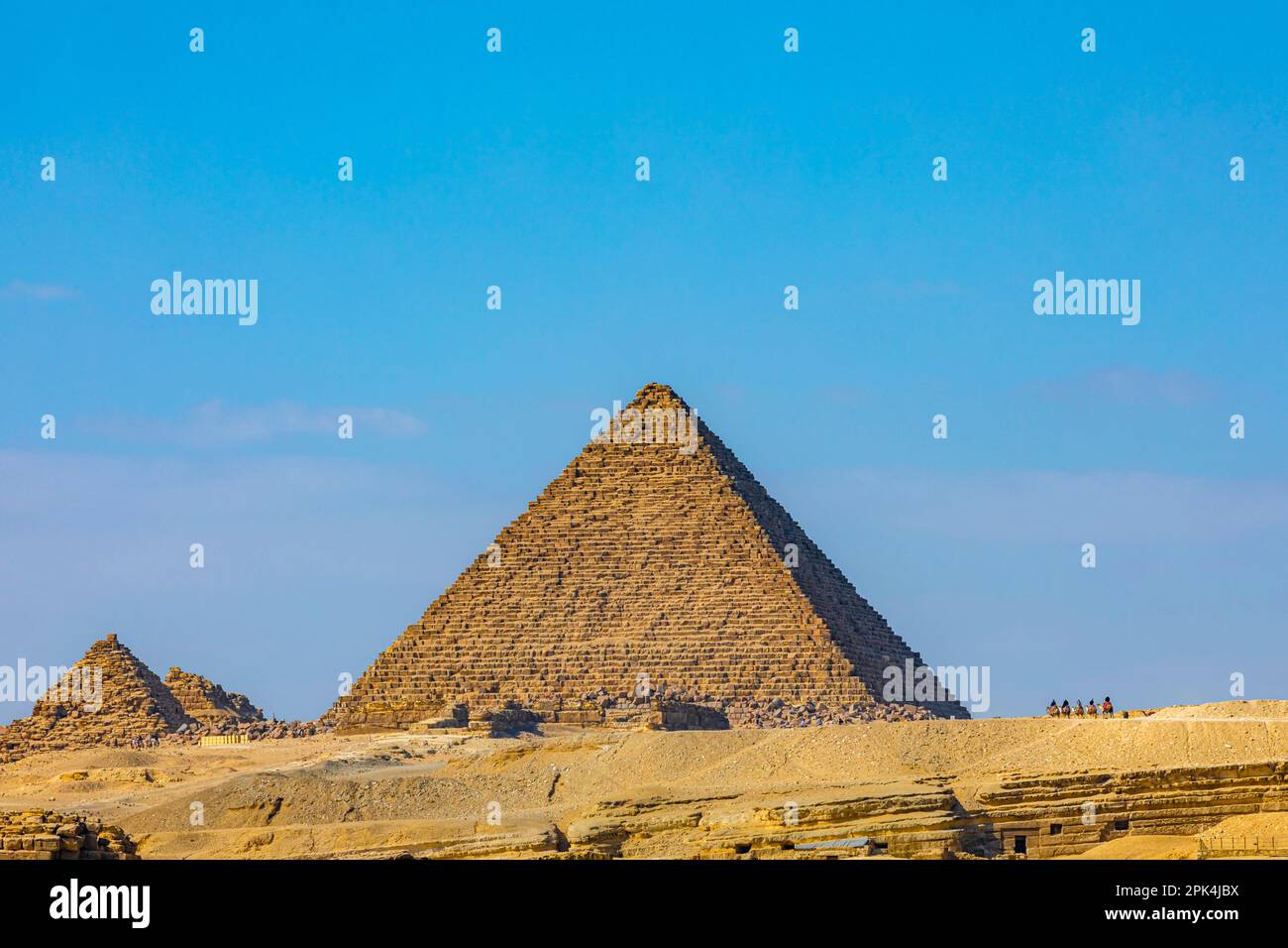 The Pyramid of Menkaure, Giza, Egypt, North East Africa Stock Photo - Alamy