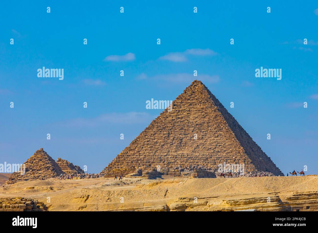 The Pyramid of Menkaure, Giza, Egypt, North East Africa Stock Photo - Alamy