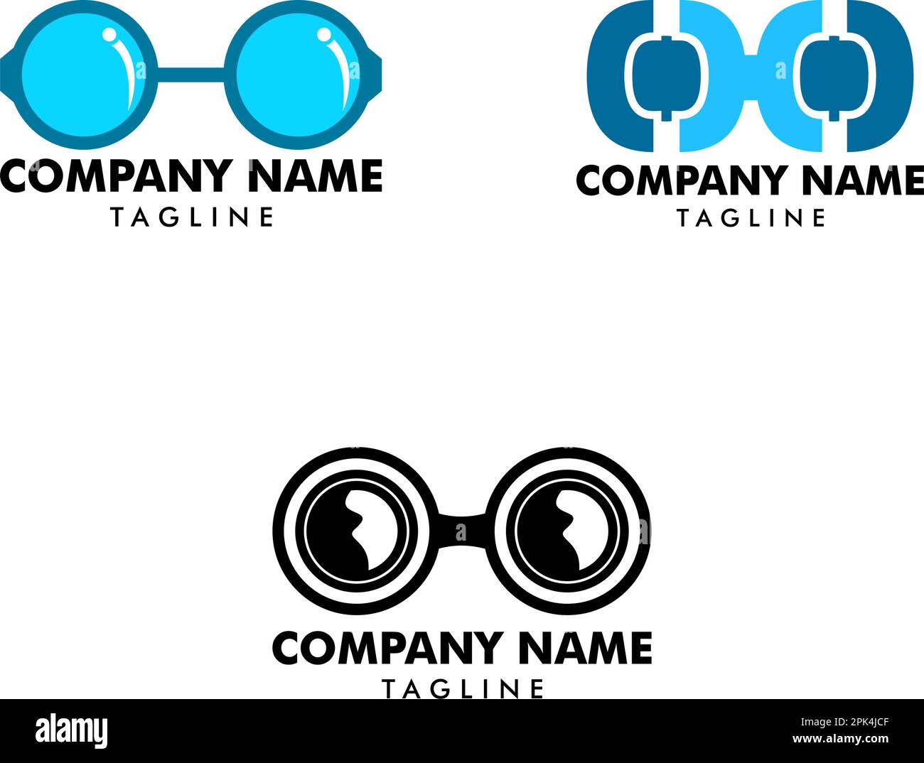 Set of Glasses Vector Logo Design Elements Stock Vector Image & Art - Alamy