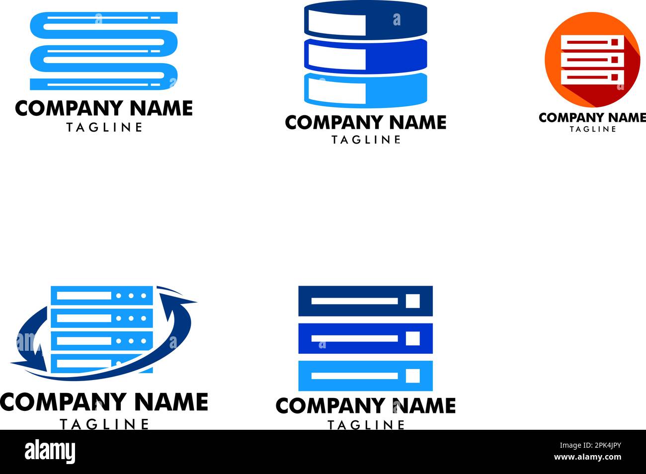 Set of Hosting Logo Template Design Vector Stock Vector Image & Art - Alamy