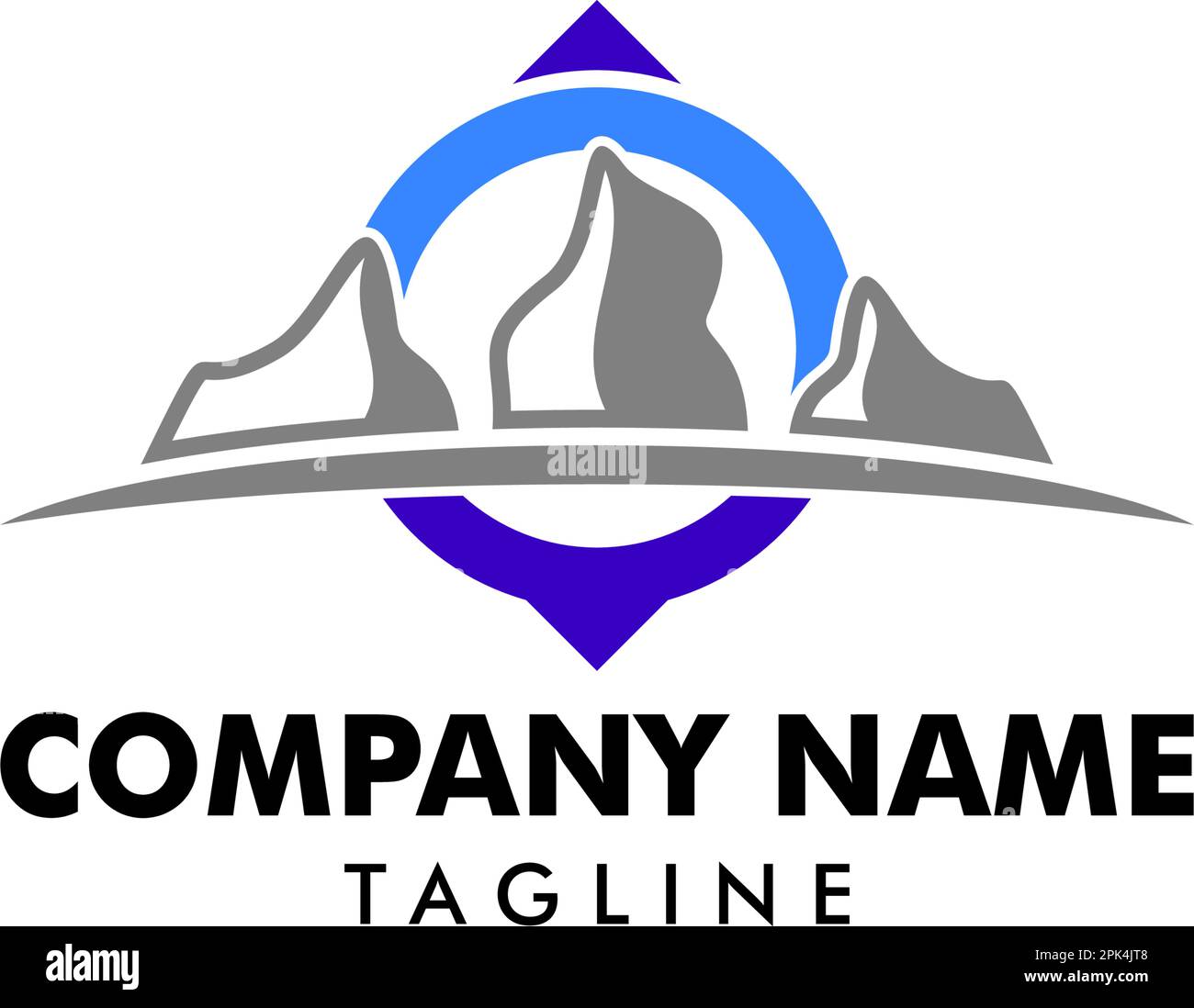 Rock hill logo vector illustration Stock Vector Image & Art - Alamy