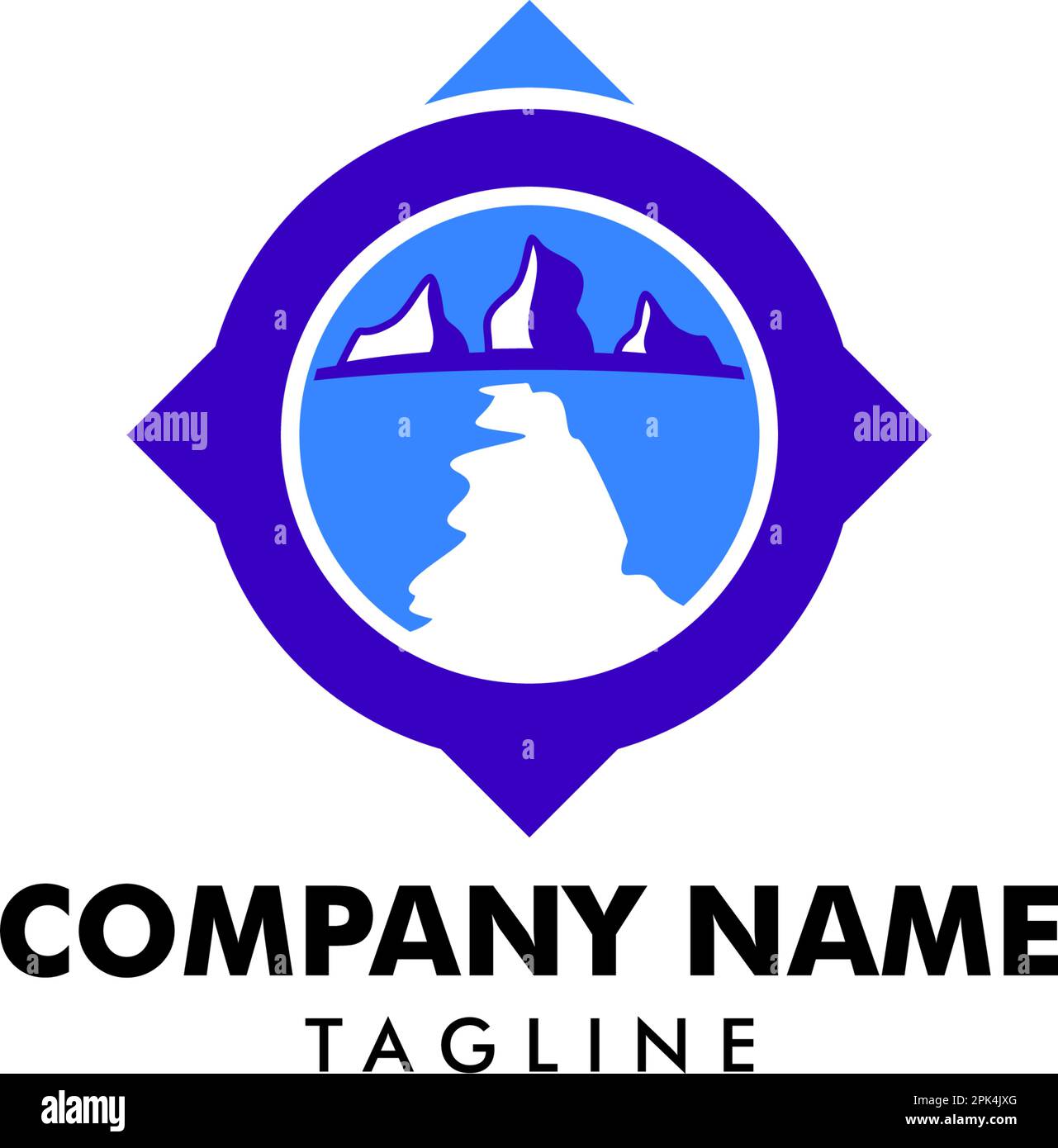 Rock hill logo vector illustration Stock Vector Image & Art - Alamy