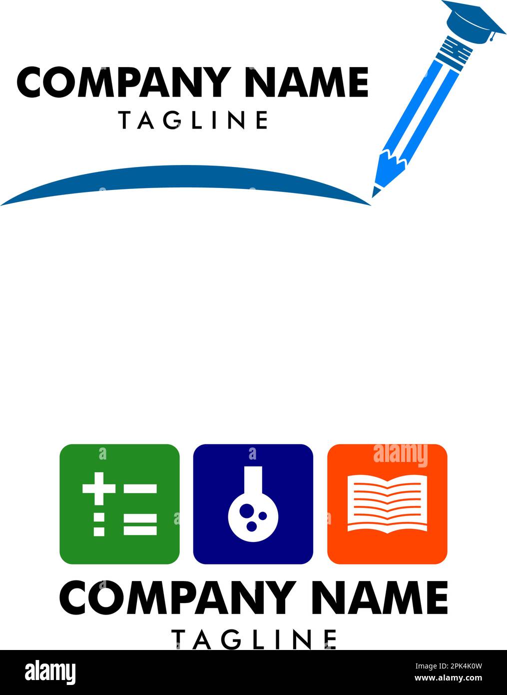 Set of Education logo icon design vector illustration Stock Vector ...