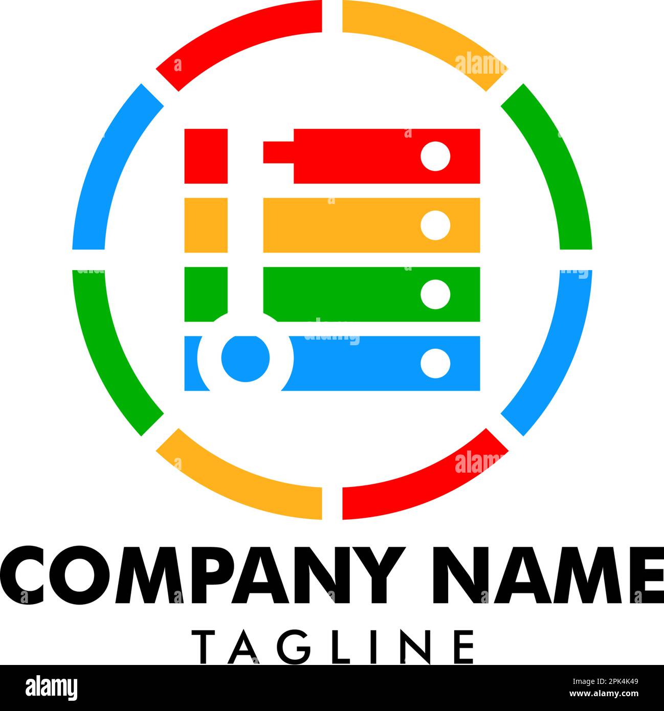 Server Key Icon Logo Design Element Stock Vector Image & Art - Alamy