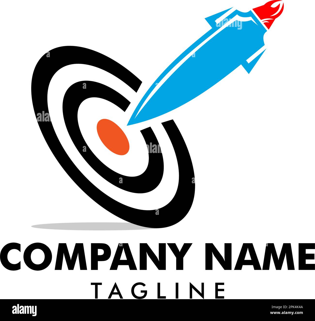 Startup target icon outline Stock Vector Images - Alamy