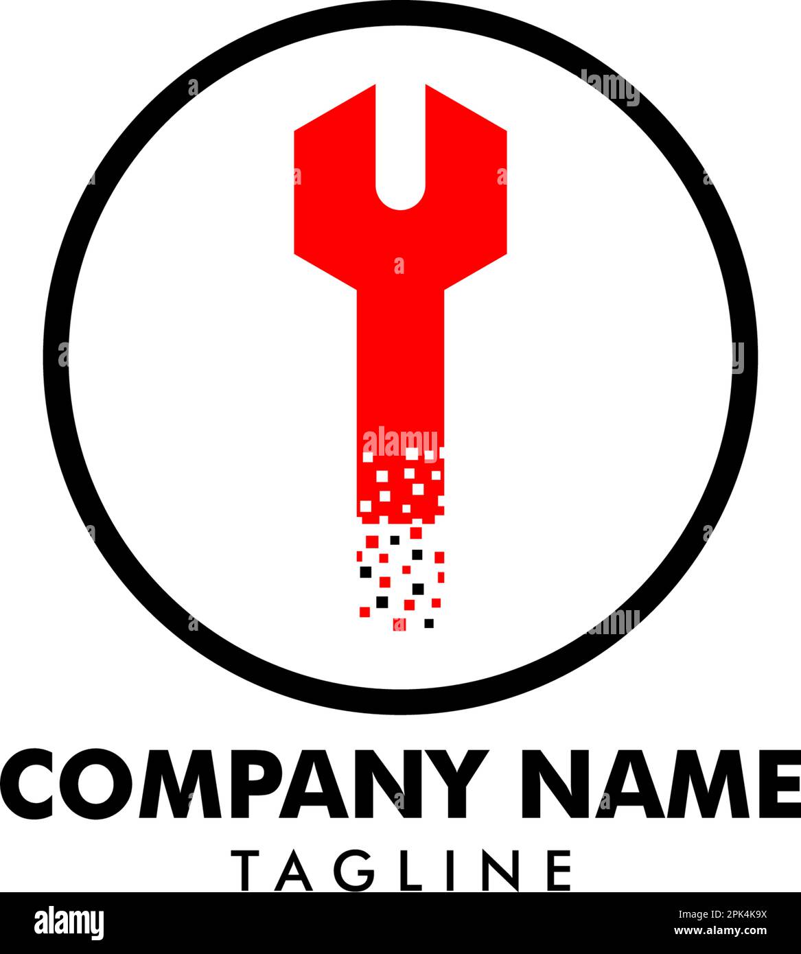 Repair Service Logo Design Element Stock Vector Image & Art - Alamy