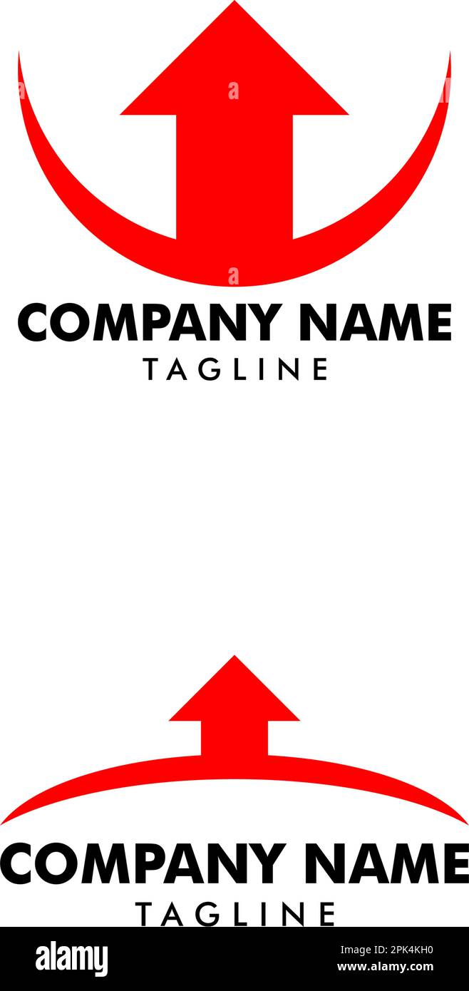 Set of Arrow Up Logo Vector Template Design Stock Vector Image & Art ...