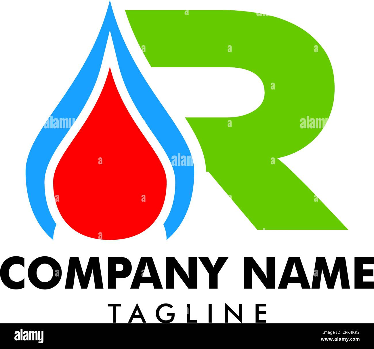 Oil and Gas Initial Letter R Logo Design Stock Vector Image & Art - Alamy
