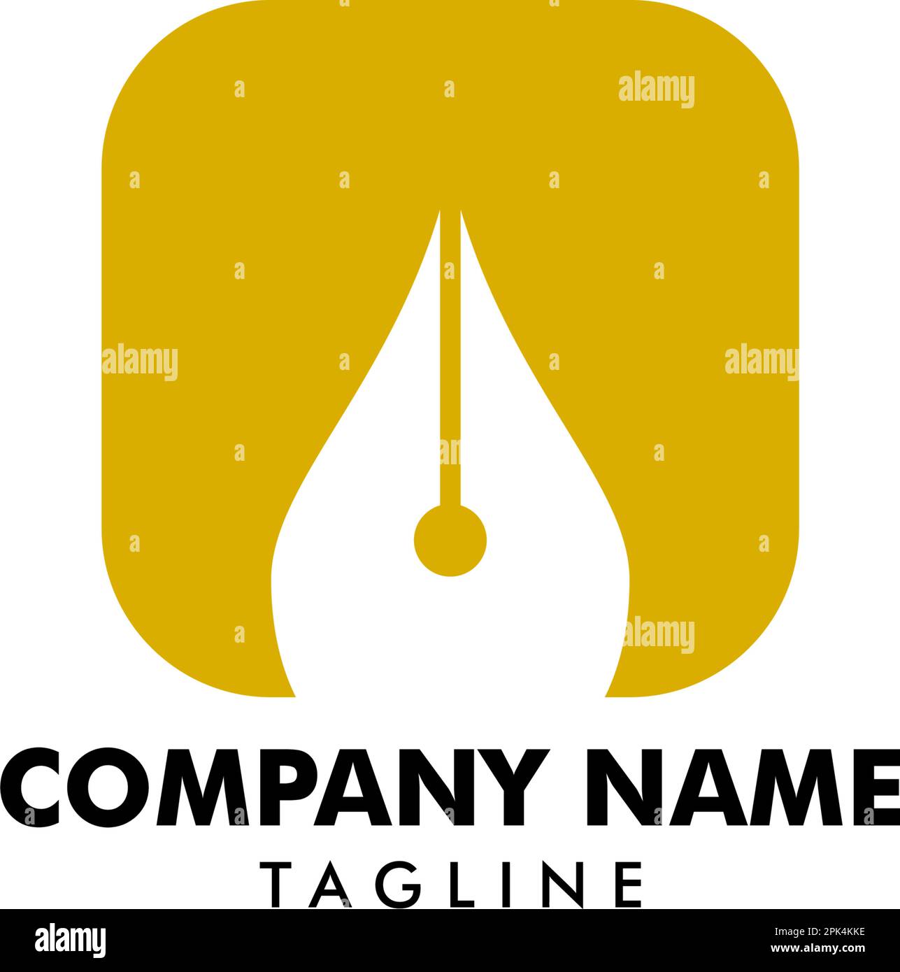 Pen Logo template vector illustration Stock Vector Image & Art - Alamy