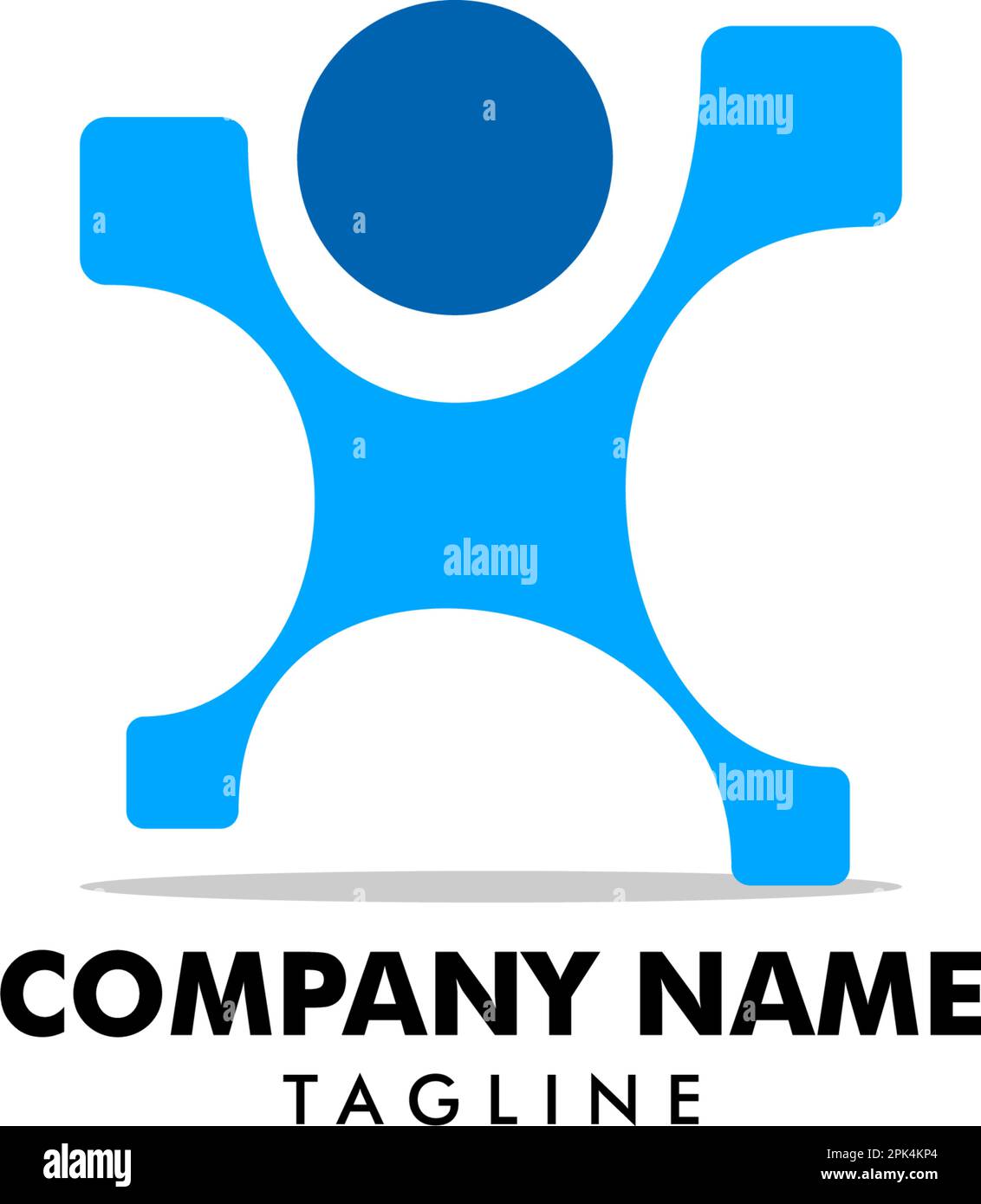 People Technology Logo Template Design Vector Stock Vector Image & Art ...