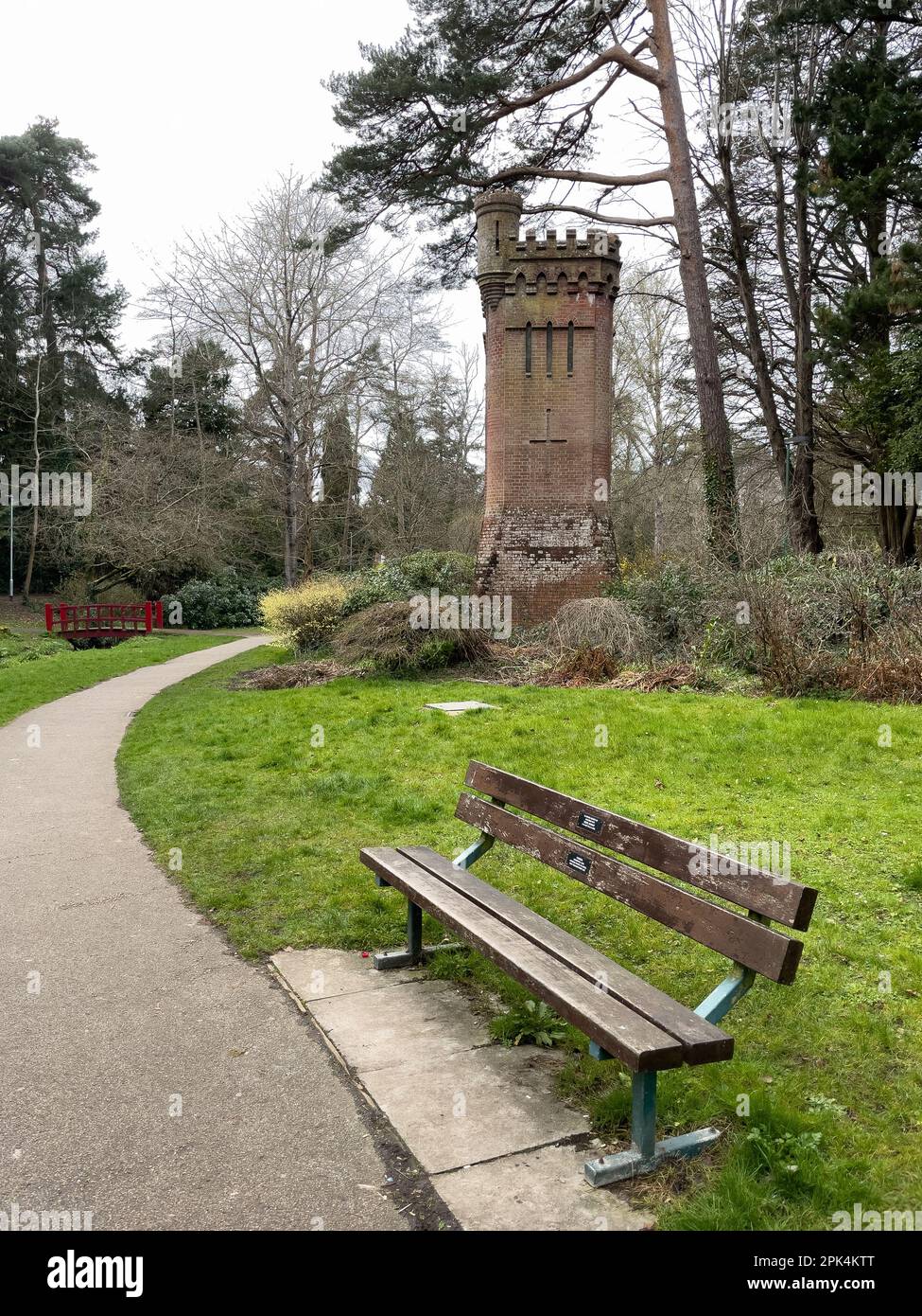 Bournemouth gardens water tower hi-res stock photography and images - Alamy