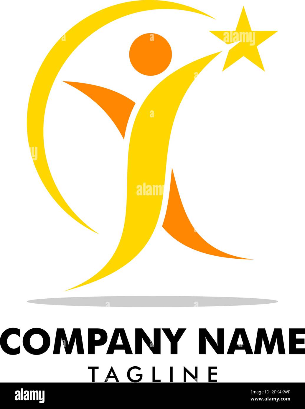 People Reach Star Logo Template Stock Vector Image & Art - Alamy