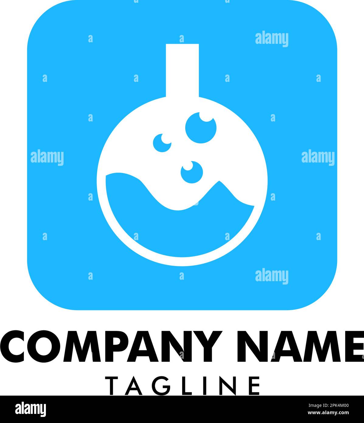Lab tube vector icon logo design Stock Vector Image & Art - Alamy