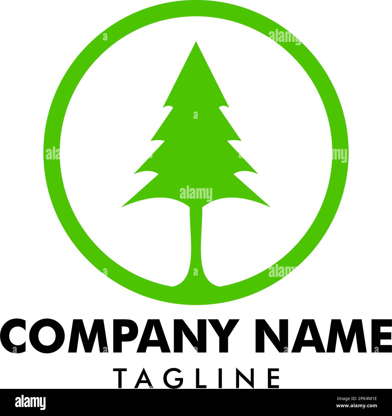 Pine Tree Logo Design Inspiration Stock Vector Image & Art - Alamy