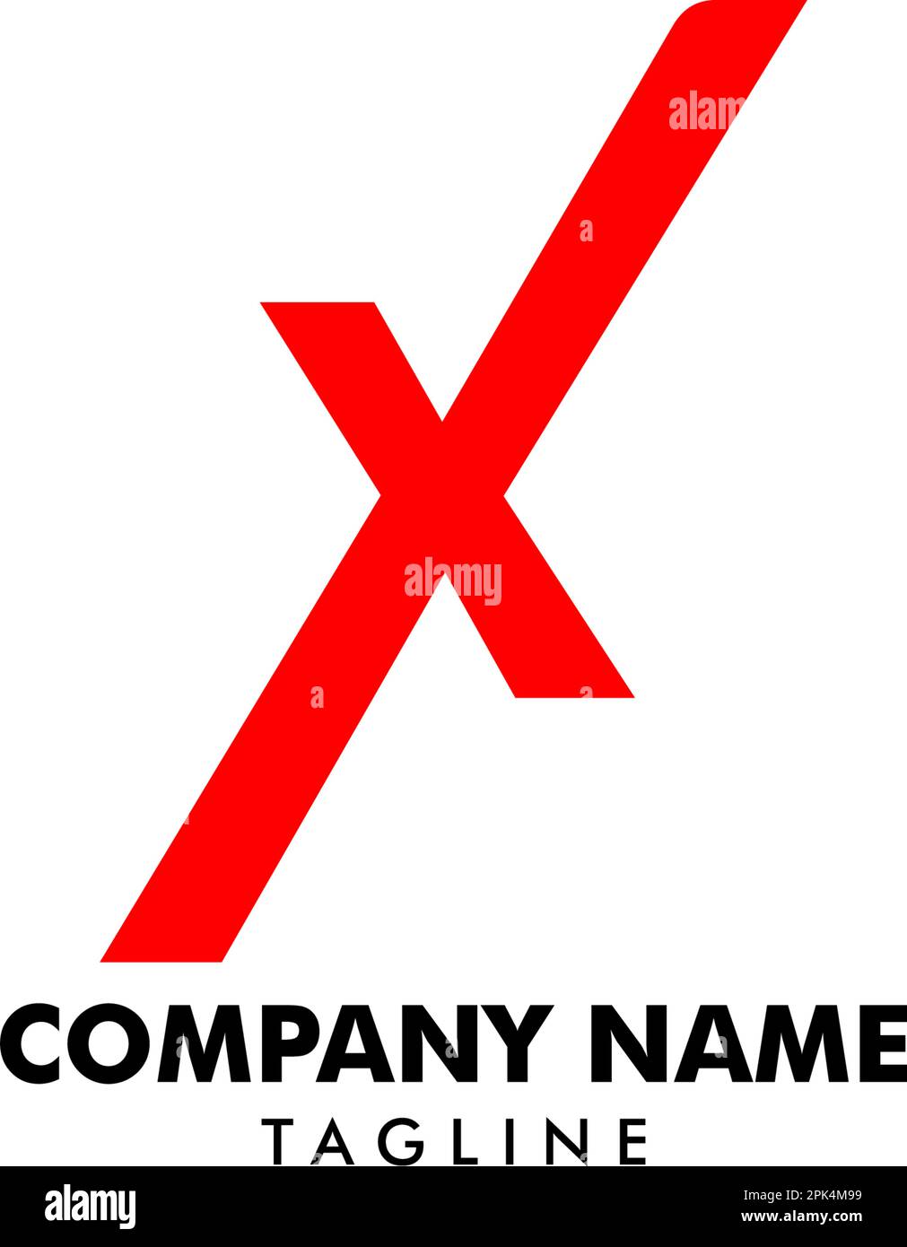Initial Letter X Logo Template Design Stock Vector Image & Art - Alamy