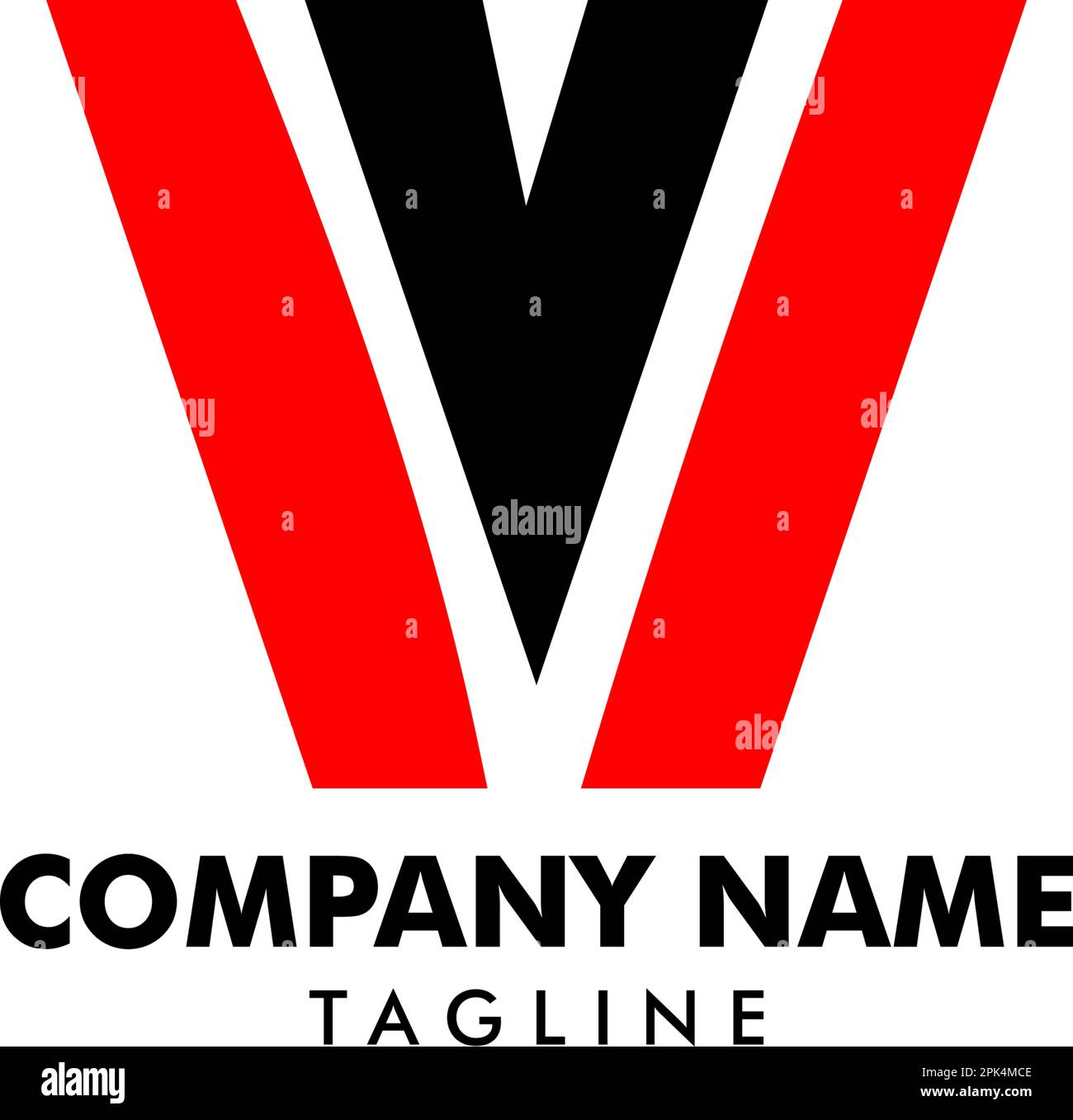 Initial Letter V Logo Template Design Stock Vector Image & Art - Alamy