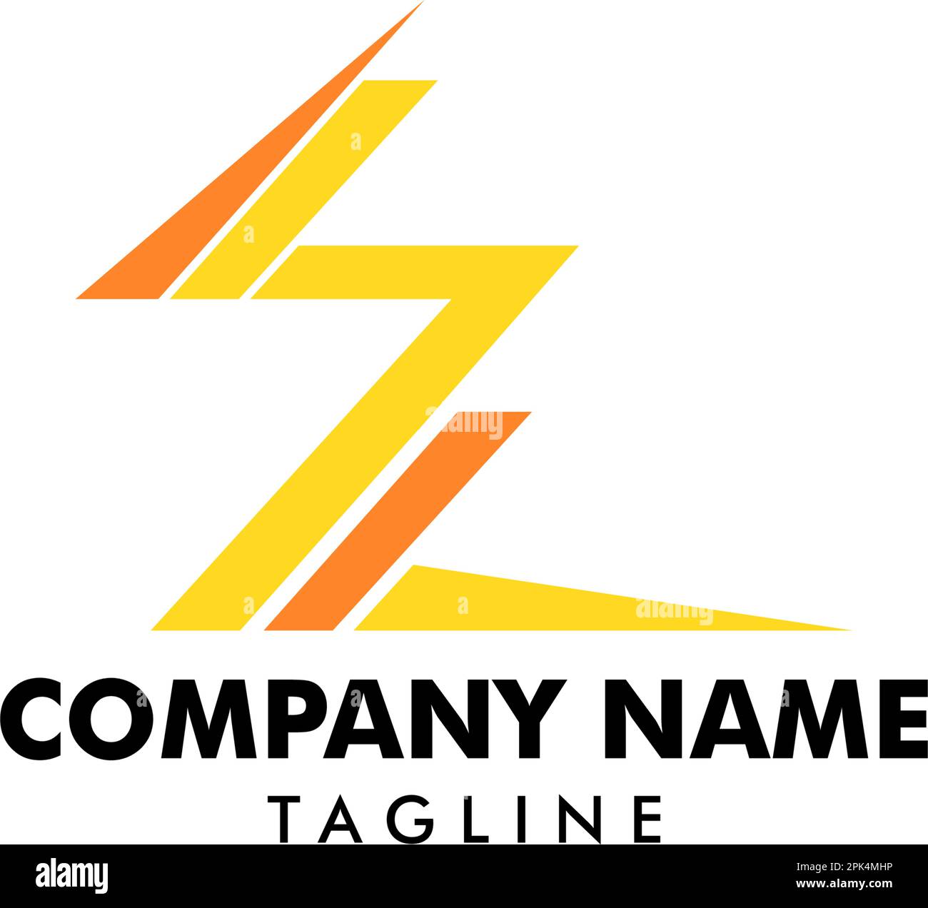 Letter Z bolt logo symbol icon vector designs illustration Stock Vector ...