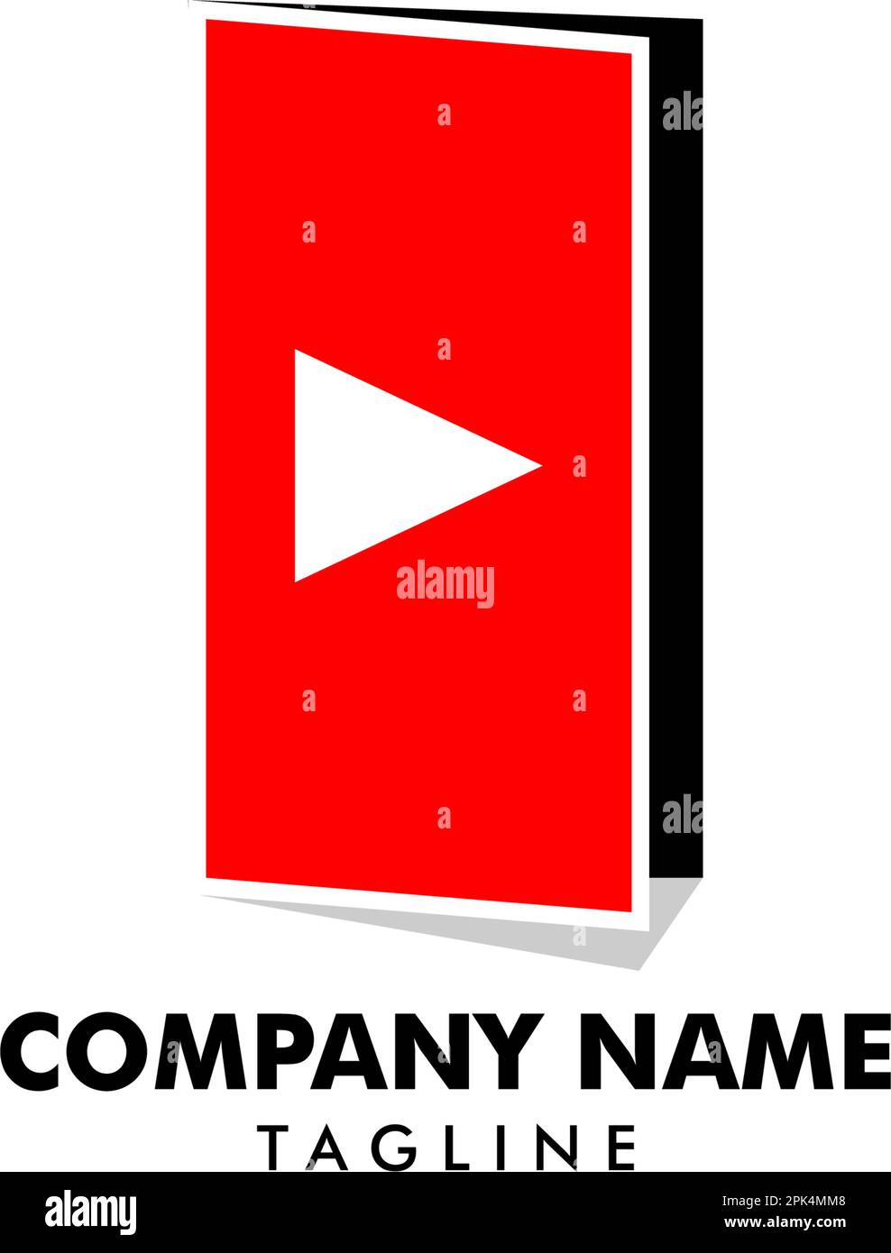 Open Door Media Play Logo Design Template Stock Vector Image & Art - Alamy