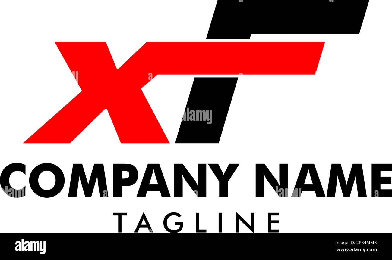 Initial Letter XF Logo Template Design Stock Vector Image & Art - Alamy