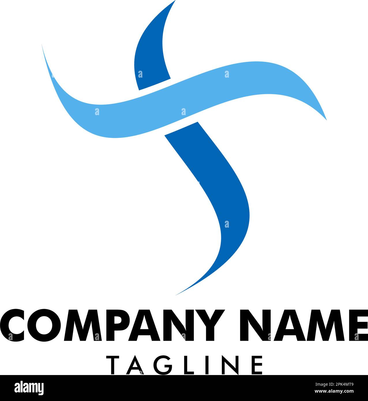 Initial Letter ST Logo Template Design Stock Vector Image & Art - Alamy