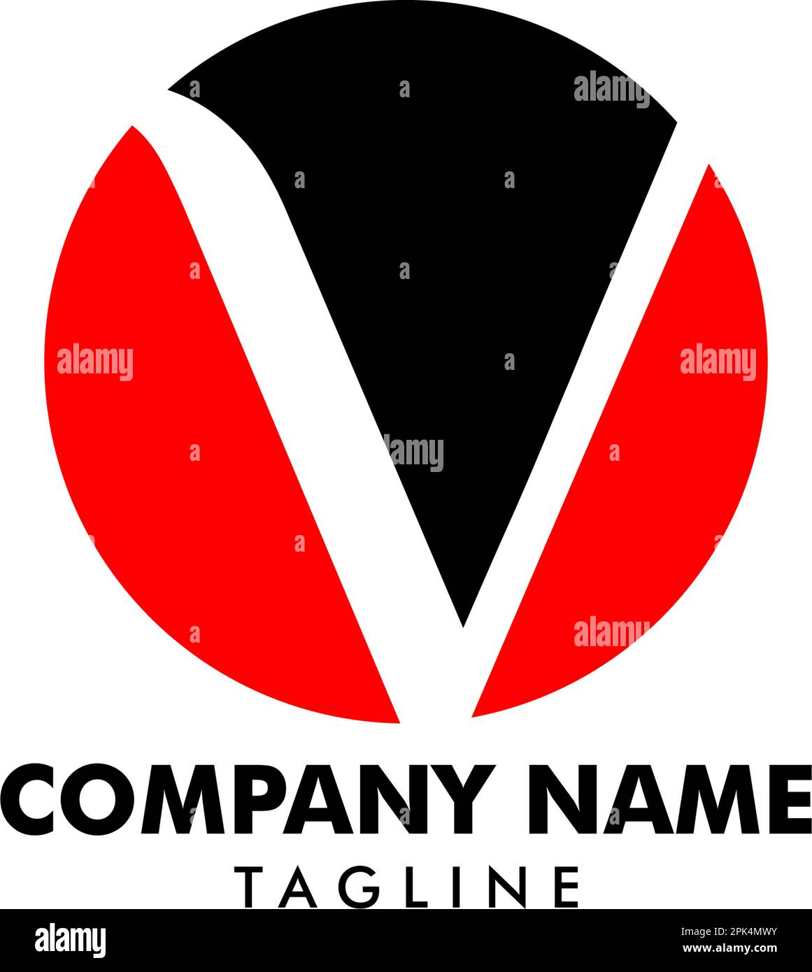 Initial Letter V Logo Template Design Stock Vector Image & Art - Alamy